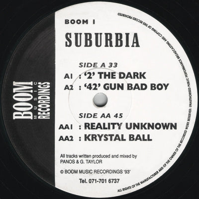 SUBURBIA - '2' The Dark / '42' Gun Bad Boy / Reality Unknown / Krystal ...