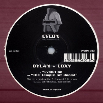 DYLAN + LOXY - Evolution / The Temple (Of Doom) – Vinyl Exchange