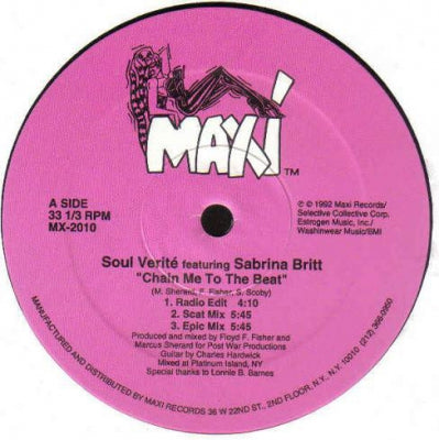 SOUL VERITé FEATURING SABRINA BRITT - Chain Me To The Beat – Vinyl Exchange