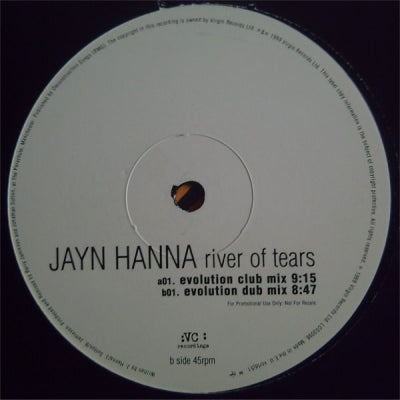 JAYN HANNA - Rivers Of Tears (Evolution Mixes) – Vinyl Exchange